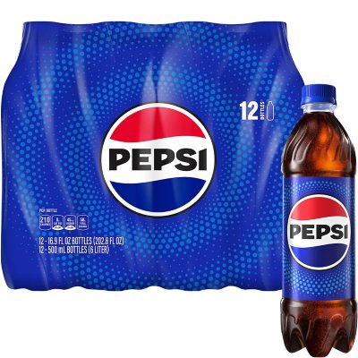 Pepsi (16.9 oz. bottle, 12 pk.) - Sam's Club