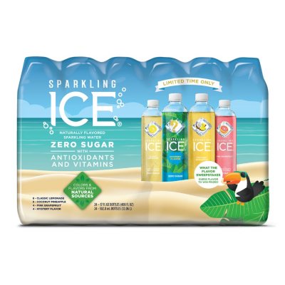 Sparkling Ice Summer Variety Pack (17 fl. oz., 24 pk.) - Sam's Club