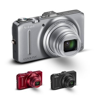 Nikon Coolpix S9300 16MP Digital Camera - Various Colors - Sam's Club