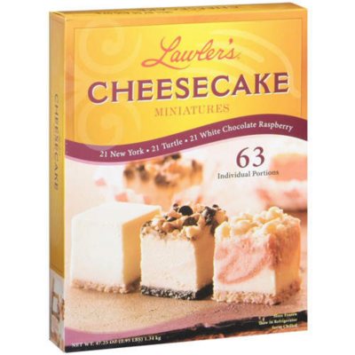 Lawler's® Cheesecake Miniatures Variety (63 ct.) - Sam's Club