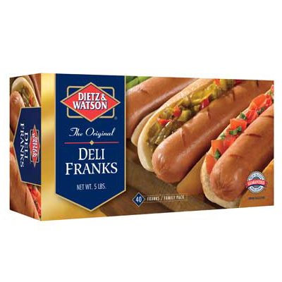 Dietz & Watson Deli Franks (4 lb. 6 oz.) - Sam's Club