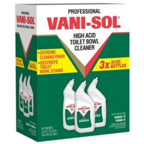 Vani-Sol Professional Toilet Bowl Cleaner (32 fl. oz., 3 pk.) - Sam's Club