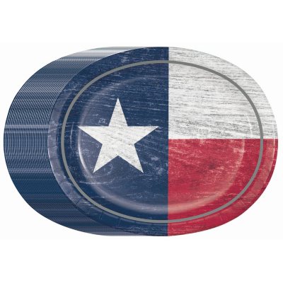 Member's Mark Star of Texas Oval Paper Plates - 55 ct. - Sam's Club