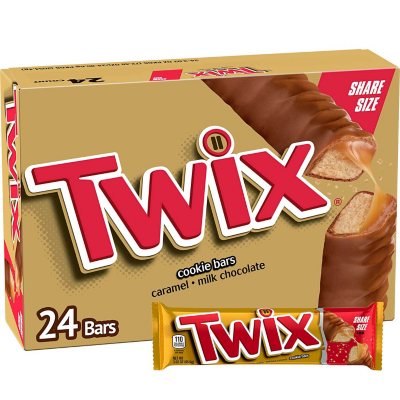 Twix Cookie Bars, King Size (3.02 oz., 24 pk.) - Sam's Club