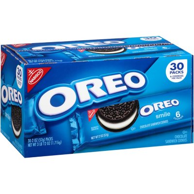 Nabisco Oreo Chocolate Sandwich Cookies (2 oz. ea., 30 pk.) - Sam's Club