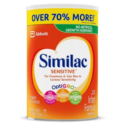 Similac Sensitive Infant Formula with Iron (40 oz.) - Sam's Club