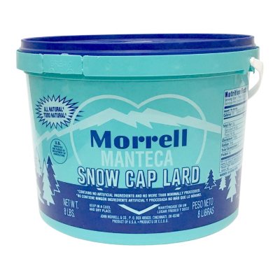 John Morrell All Natural Snowcap Lard (8 lbs.) - Sam's Club