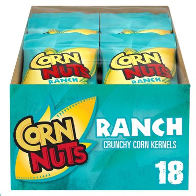 Corn Nuts Ranch Flavored Crunchy Corn Kernels - 1.7 oz. - 18 ct. - Sam ...