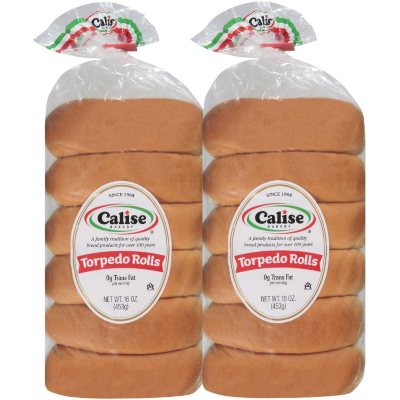 Calise Bakery Torpedo Rolls (16 oz., 2 pk.) - Sam's Club