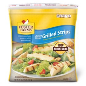 Foster Farms Grilled Chicken Breast Strips (2.75 lb.) - Sam's Club