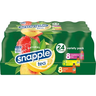 Snapple Tea Variety Pack (20 fl. oz. bottle, 24pk.) - Sam's Club