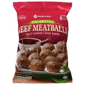 Member's Mark Italian-Style Beef Meatballs (6 lbs.) - Sam's Club