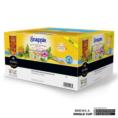 Snapple Iced Tea Variety Pack (54 K-Cups) - Sam's Club