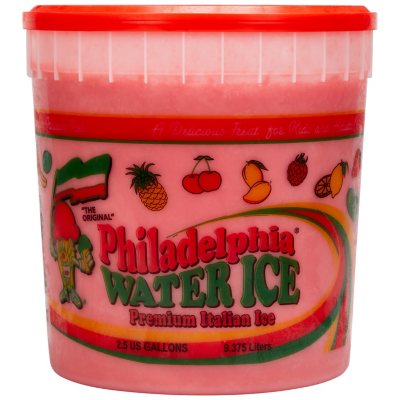 Philadelphia Water Ice, Sour Cherry (2.5 gallons) - Sam's Club