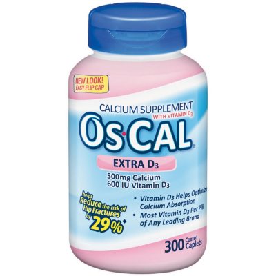 OS-CAL® Extra D3 Calcium Supplement - 300 ct. - Sam's Club