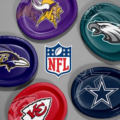 NFL Paper Platter Plates (50-55 ct.) (Choose Your Team) - Sam's Club