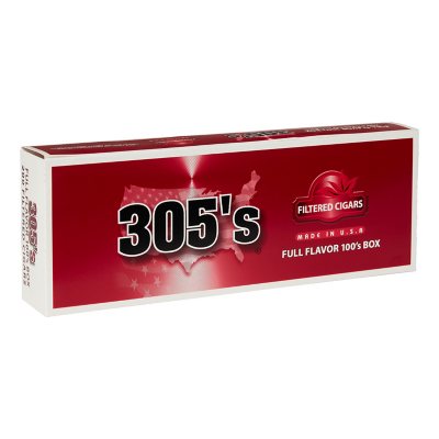 305's Cigars Filtered Red Box (200 ct.) - Sam's Club