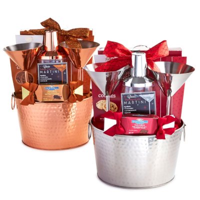Martini Cocktail Gift Basket (various colors) - Sam's Club