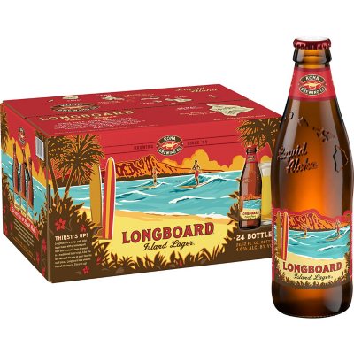 Kona Longboard Lager (12 fl. oz. bottle, 24 pk.) - Sam's Club