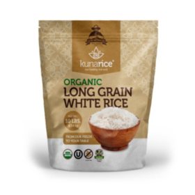 Kunarice Organic Long Grain White Rice (10 lb.) - Sam's Club